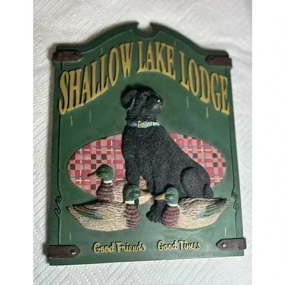 Russ Berrie | Wall Decor | Shallow Lake Lodge Ceramic Plaque Russ ...
